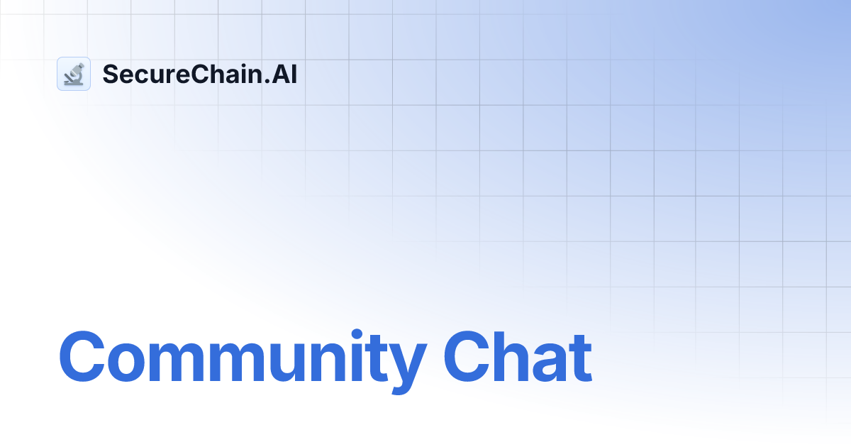 Community Chat | SecureChain.AI