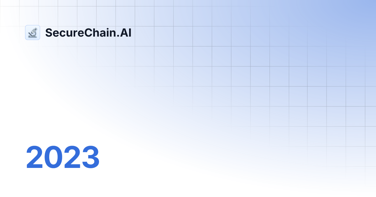 2023 | SecureChain.AI